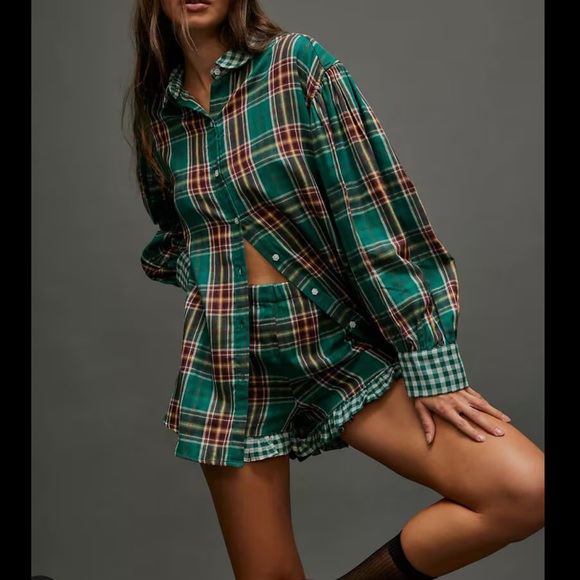 Free People | Shorts | Free People Eliza Faulkner Tabitha Baxter Button ...